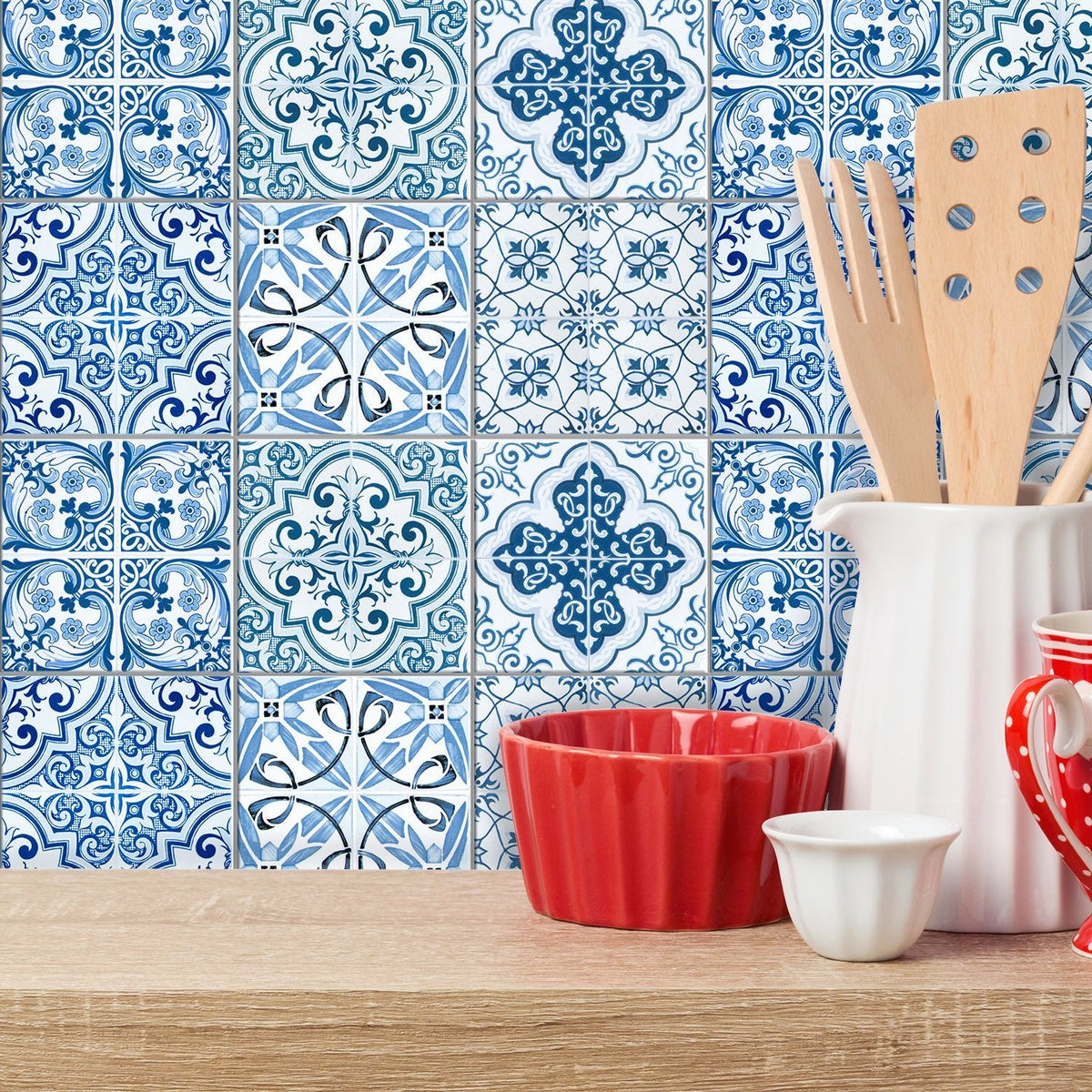 Delft Blue Vinyl Decals — The Next Chapter Studio